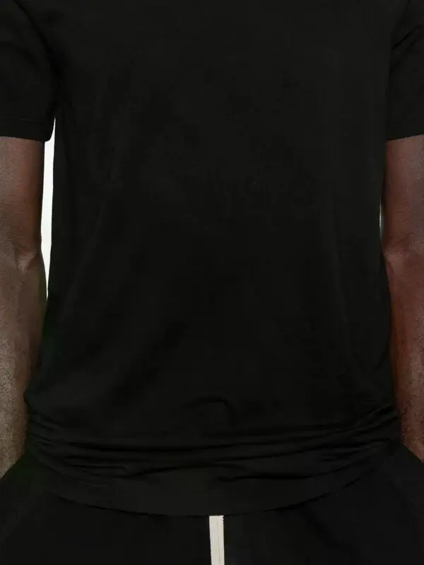Rick Owens Short-sleeve Side-tie T-shirt - Black
