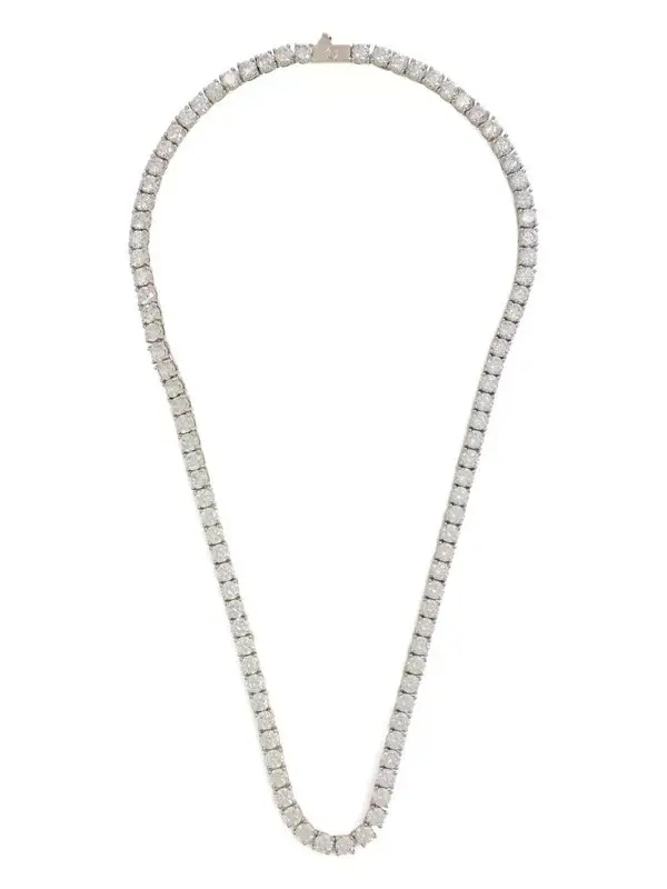 CERNUCCI Tennis Necklace - Silver