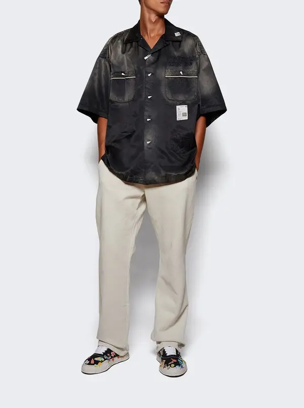 Mihara Yasuhiro Baker Og Sole Sticker Printed Low-top Sneakers - Black