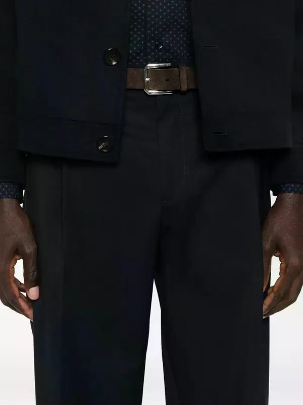 BRIGLIA 1949 Arnos Pleated-front Trousers - Blue