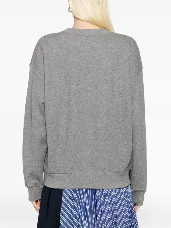 Maison Kitsuné Crewneck Sweatshirt With Fox Logo - Grey