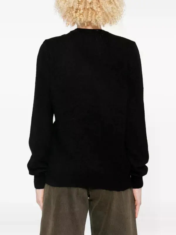 Costarellos Floral-embellished Sweater