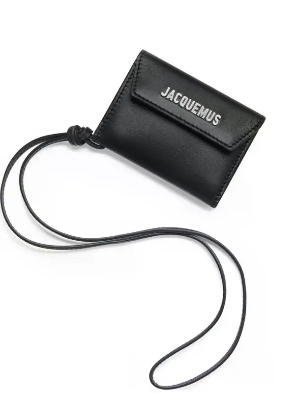 Jacquemus Leather Wallet - Black