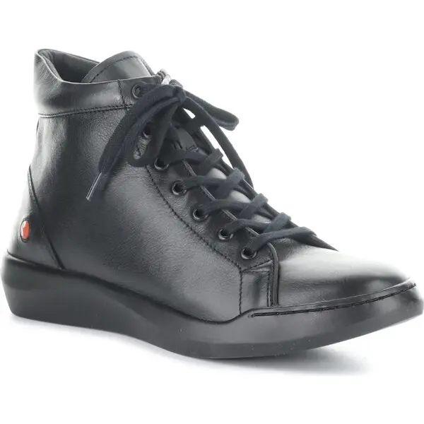 Fly London Beji High-top Sneaker - 011 Black Smooth Lea