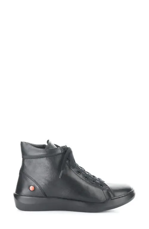 Fly London Beji High-top Sneaker - 011 Black Smooth Lea