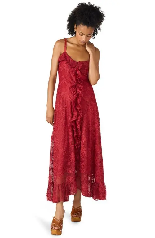 Steve Madden Irisia Ruffle Lace Maxi Dress