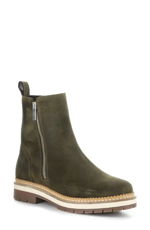 BOS. & CO. Waterproof Lug Sole Booties - Olive