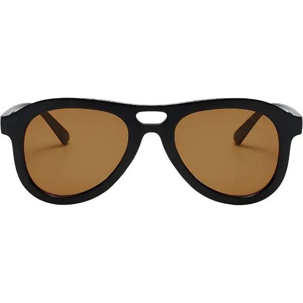 FIFTH & NINTH Thayer 50mm Polarized Aviator Sunglasses - Black /brown