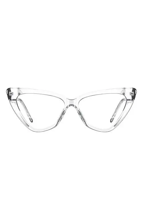 FIFTH & NINTH Vanna 55mm Cat Eye Blue Light Blocking Glasses - Clear /clear