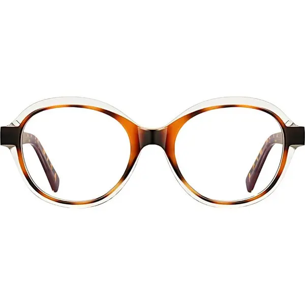 FIFTH & NINTH Hollis Round Blue Light Blocking Eyeglasses - Torte /clear