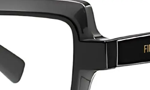 FIFTH & NINTH 50mm Square Blue Light Blocking Glasses - Black