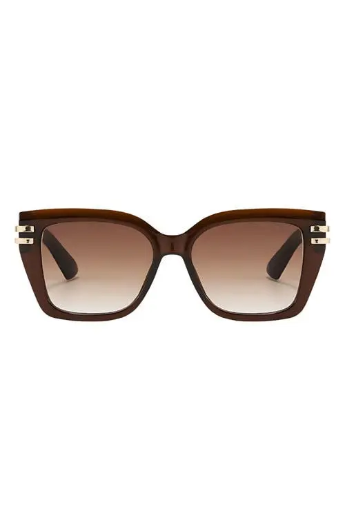FIFTH & NINTH Geometric Sunglasses - Brown/brown