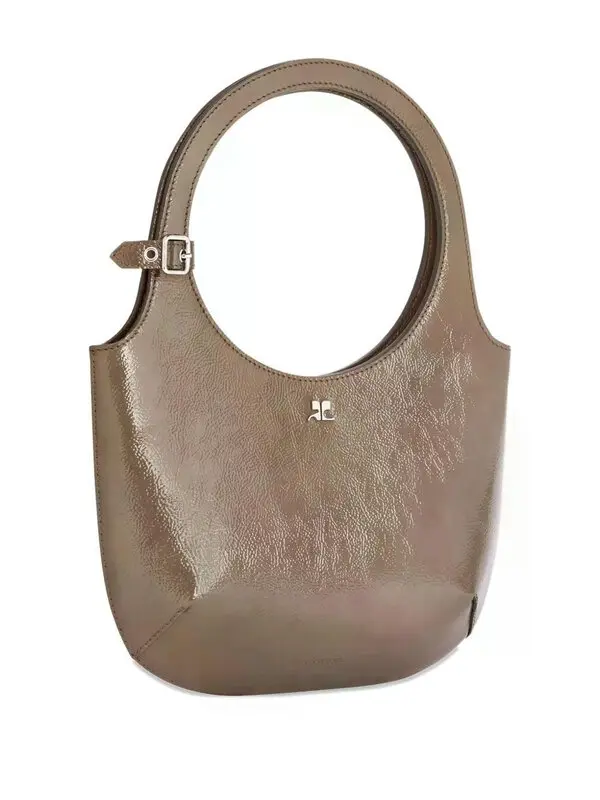 COURREGES Holy Leather Tote Bag - Neutrals