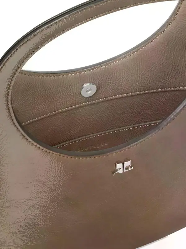 COURREGES Holy Leather Tote Bag - Neutrals