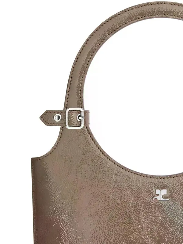 COURREGES Holy Leather Tote Bag - Neutrals