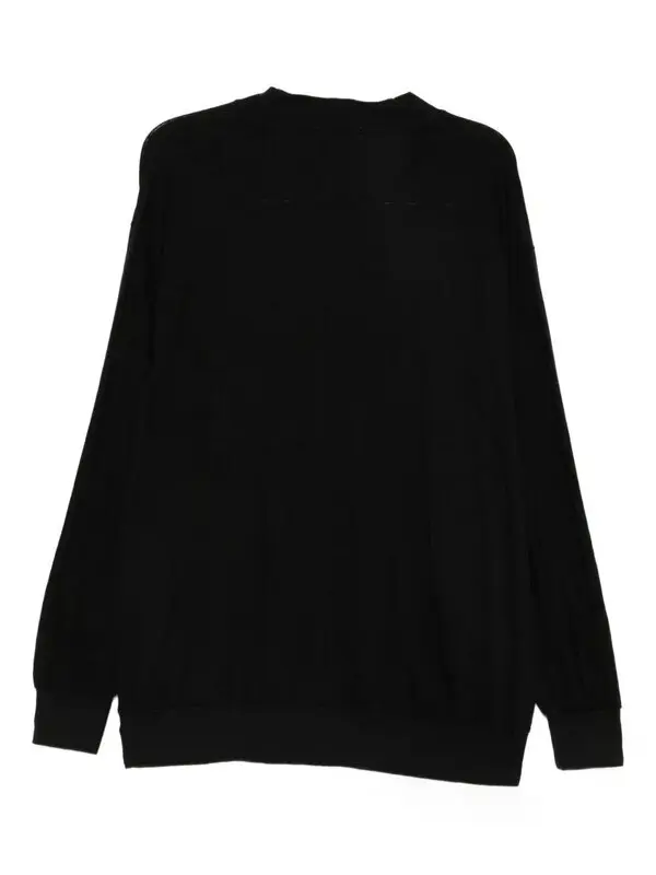 Undercover Zipper-embellished Cotton Cardigan