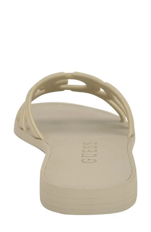Guess Jelly Slide Sandal - Ivory