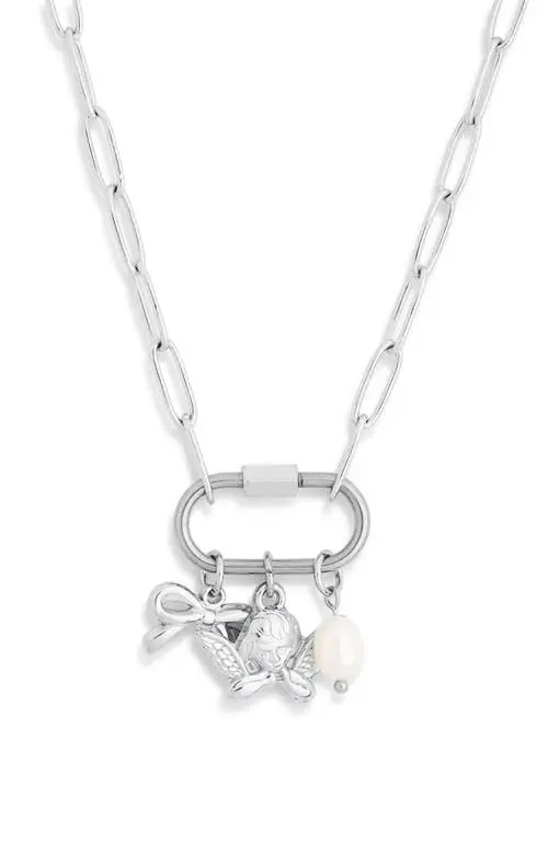 PETIT MOMENTS Charm Necklace - Silver