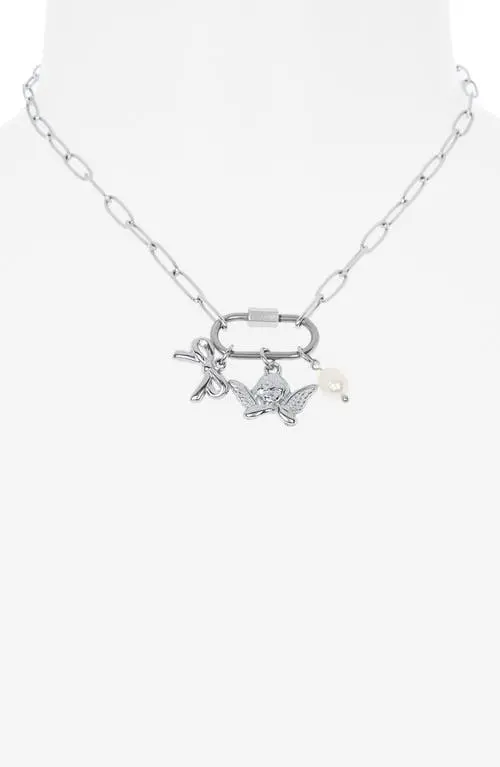 PETIT MOMENTS Charm Necklace - Silver