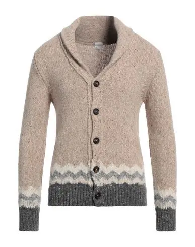 Eleventy Wool And Cashmere Blend Cardigan - Sand