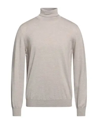 GRAN SASSO Turtleneck Virgin Wool Top - Beige