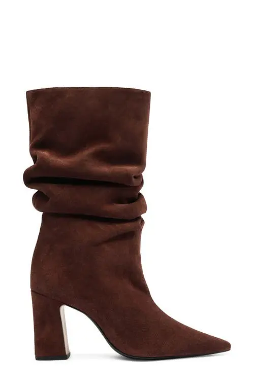 Schutz Harriet Slouch Boots - Brown