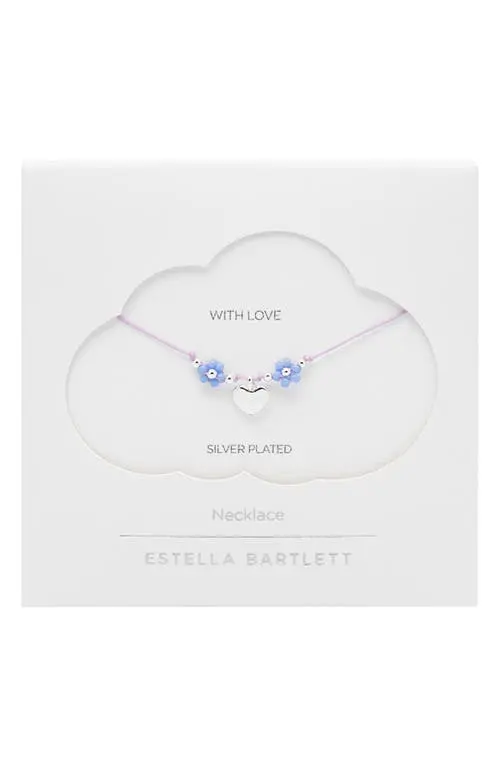 Estée Lauder Miyuki Beaded Necklace With Heart Charm