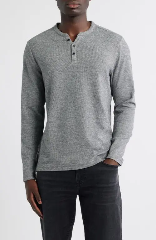 Robert Barakett Alec Heathered Henley - Grey