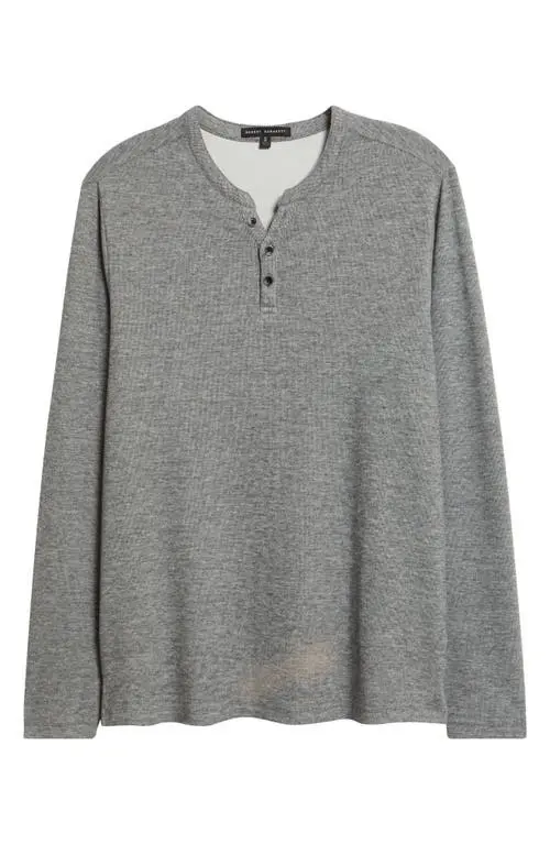 Robert Barakett Alec Heathered Henley - Grey
