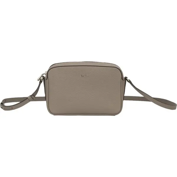 Hugo Lenah Leather Crossbody Bag - Open Brown
