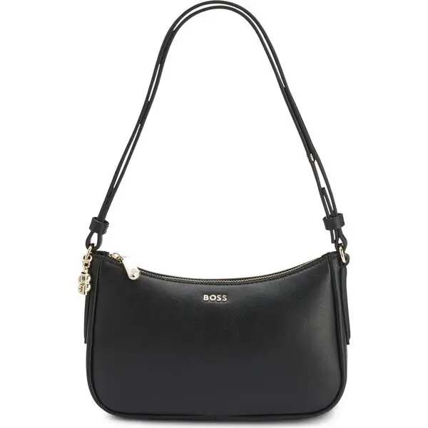 Hugo Mini Numah Leather Shoulder Bag - Black