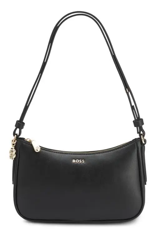 Hugo Mini Numah Leather Shoulder Bag - Black