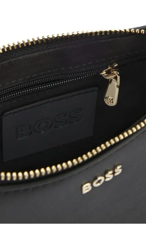Hugo Mini Numah Leather Shoulder Bag - Black