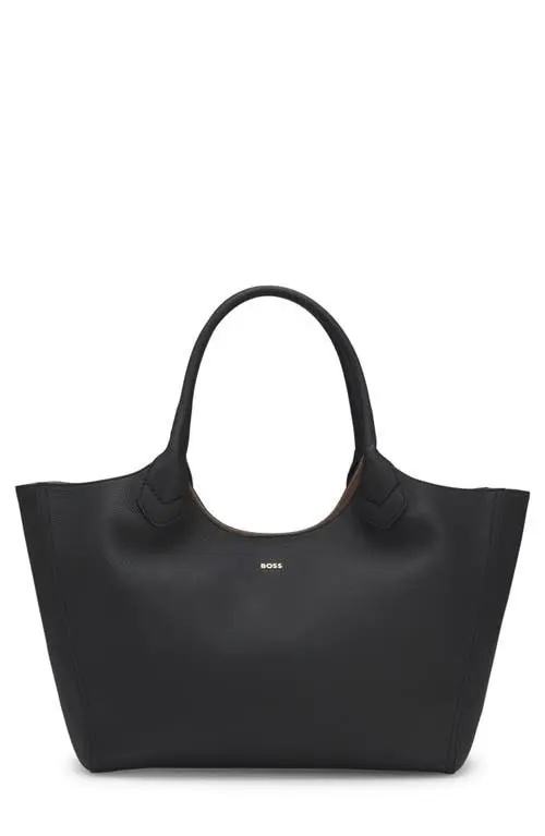 Hugo Lenah Leather Tote - Black