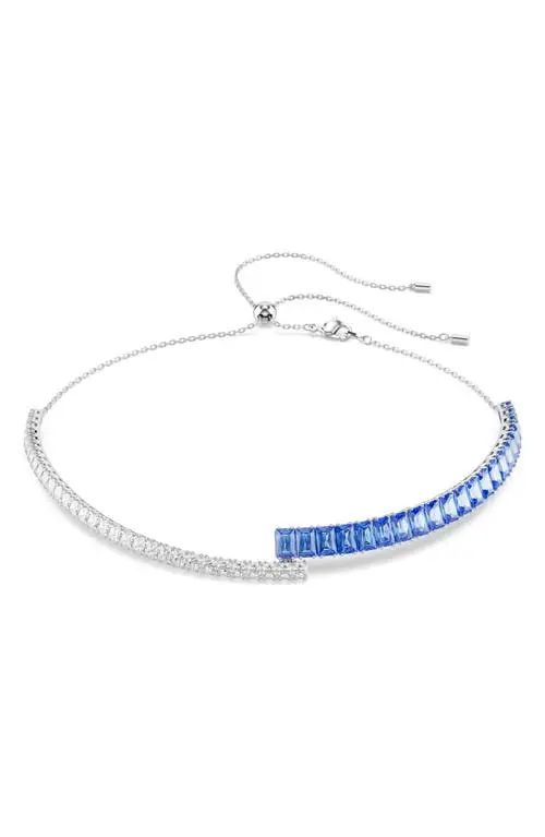 SWAROVSKI Matrix Choker - Blue/silver