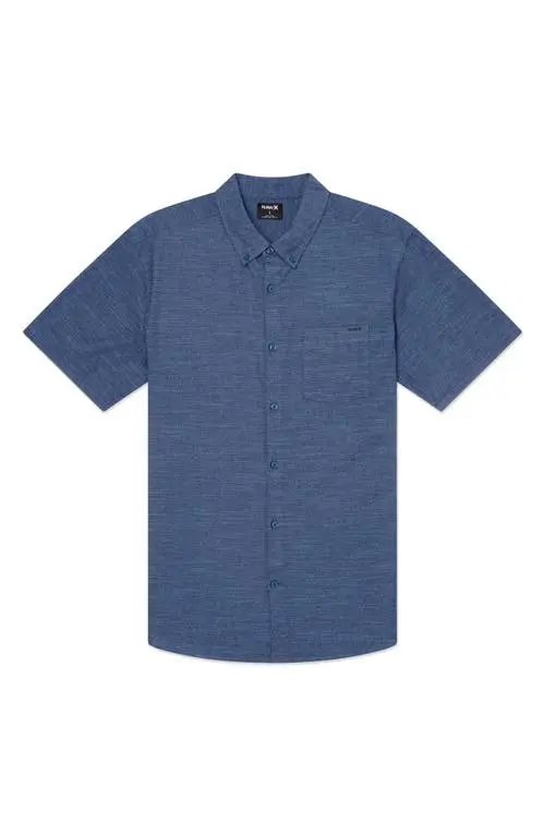 Hurley Icon Stretch Button-down Shirt - Obsidian