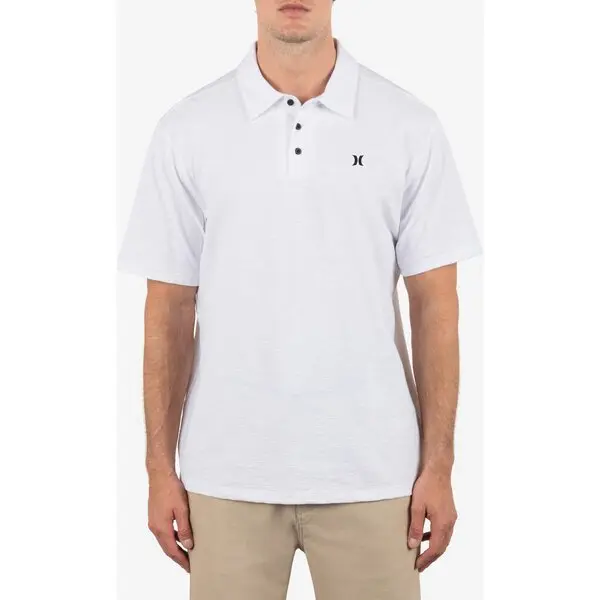 Hurley Icon Slub Polo - White