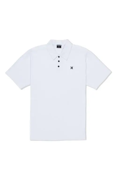 Hurley Icon Slub Polo - White