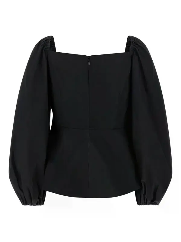 Carolina Herrera Puff-sleeve Top