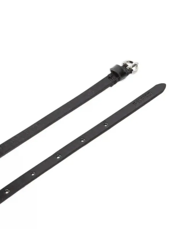 Pinko Circular-plaque Leather Belt