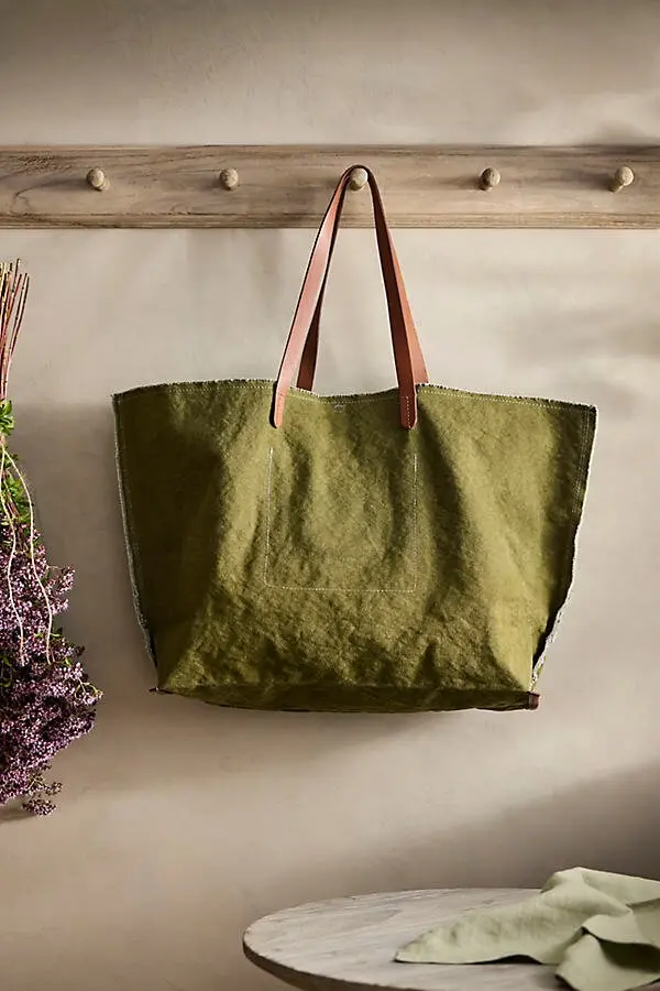 TERRAIN Hana Canvas Boat Bag - Olive