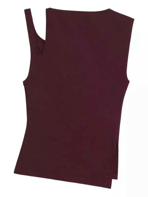 COURREGES Asymmetrical-neck Vest