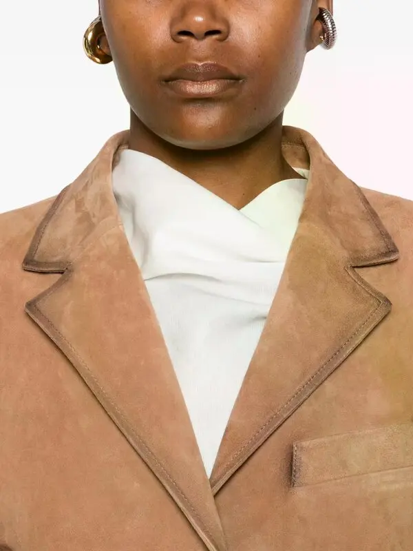 ARMA Suede Jacket With Button Detail