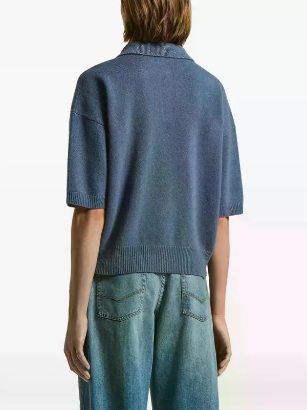 Peserico Embellished Polo-neck Sweater