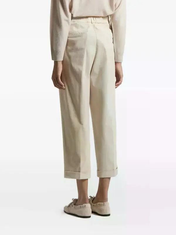 Peserico Pleated Cropped Trousers