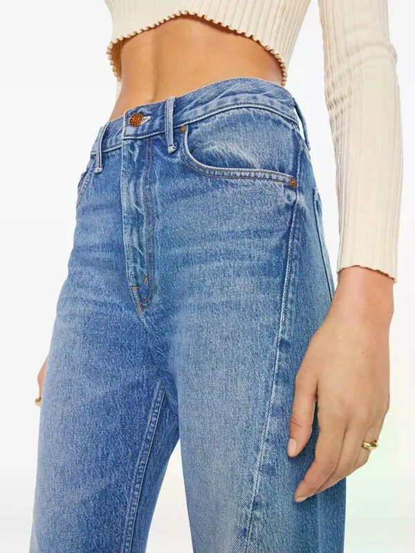 MOTHER The Lemon Twist Sneak Jeans