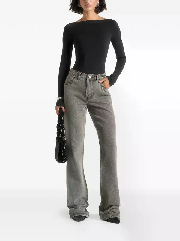 Manière De Voir Abbie Flared Jeans - Grey