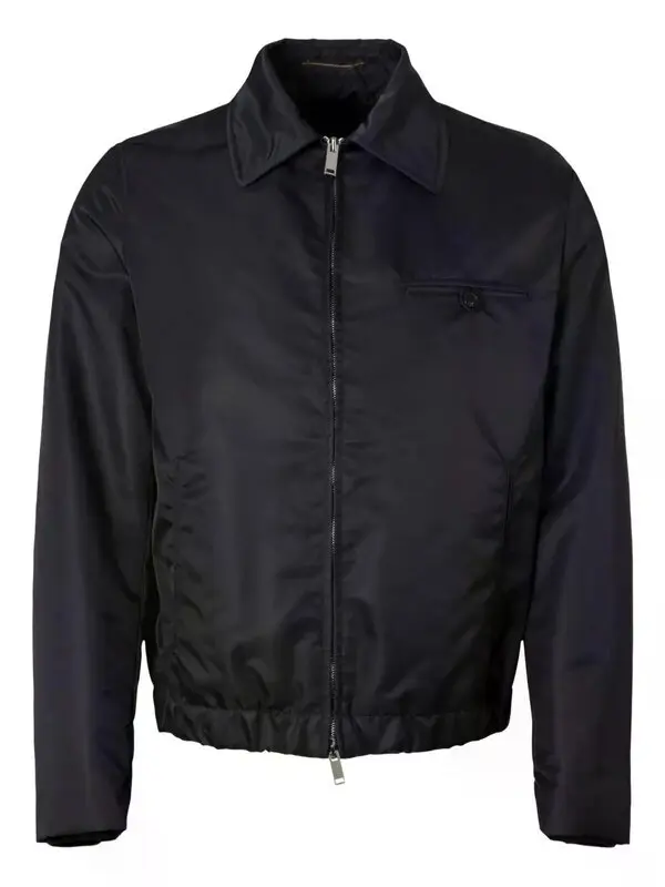 SLOWEAR Zip-fastening Bomber Jacket - Black