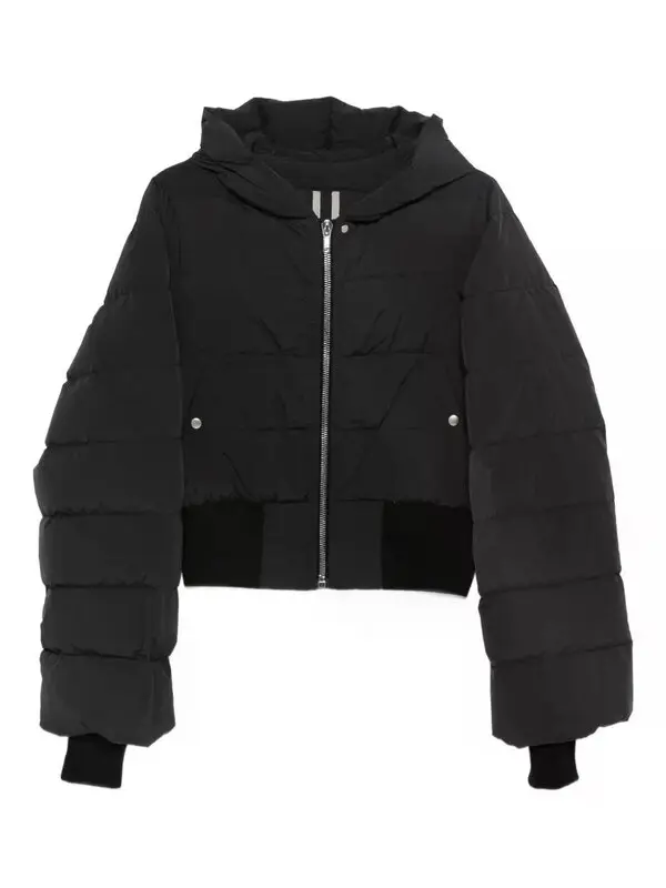 Rick Owens Quilted Hooded Jacket