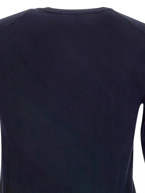 SUN 68 Embroidered-logo V-neck Sweater